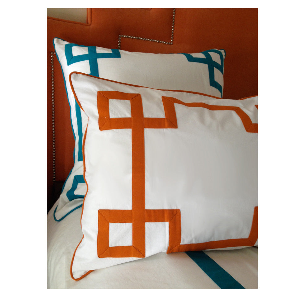 Orange Key Standard Sham – Jill Sorensen Lifestyle